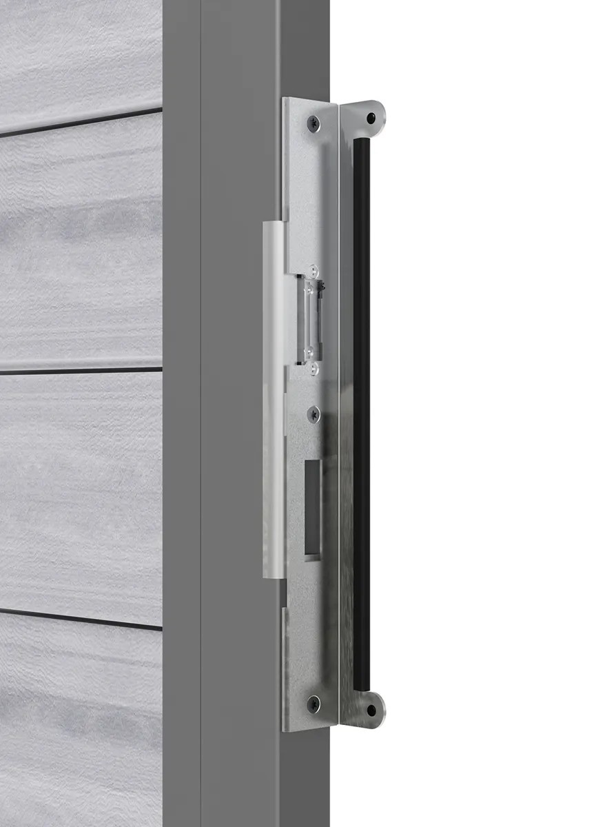 Gâche électrique pour portail double battant