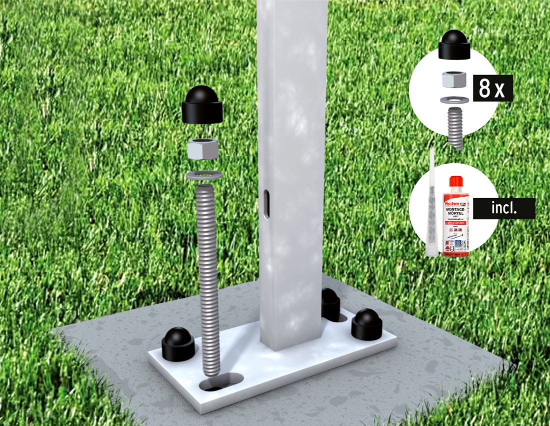 Kit de fixation chimique