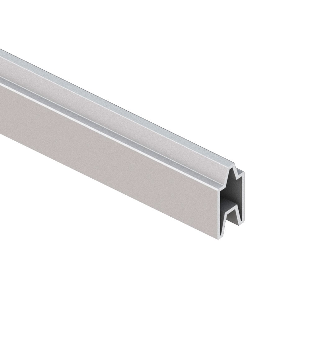 Afwerkingsprofiel voor omheiningen in composiet, alu en thermowood