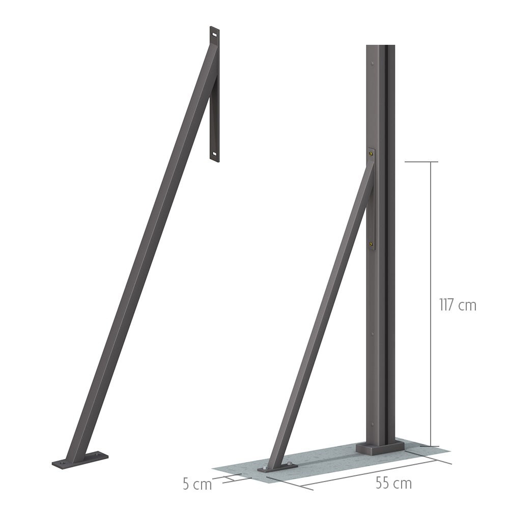 Schutting stormanker - windanker