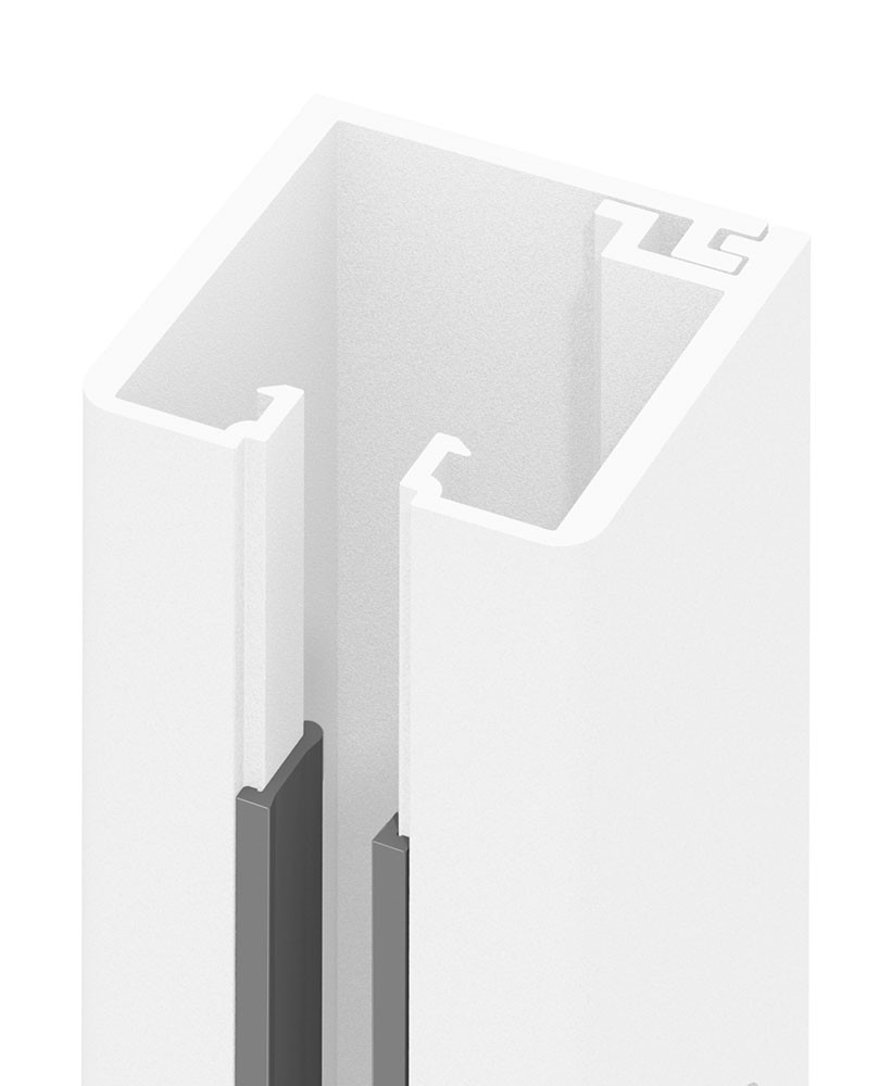 U-klemprofiel voor glas