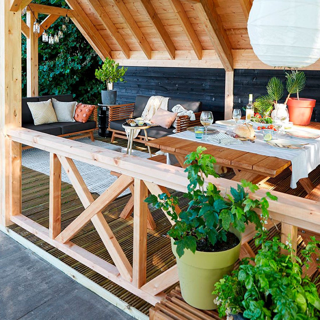 Garde corps avec croix