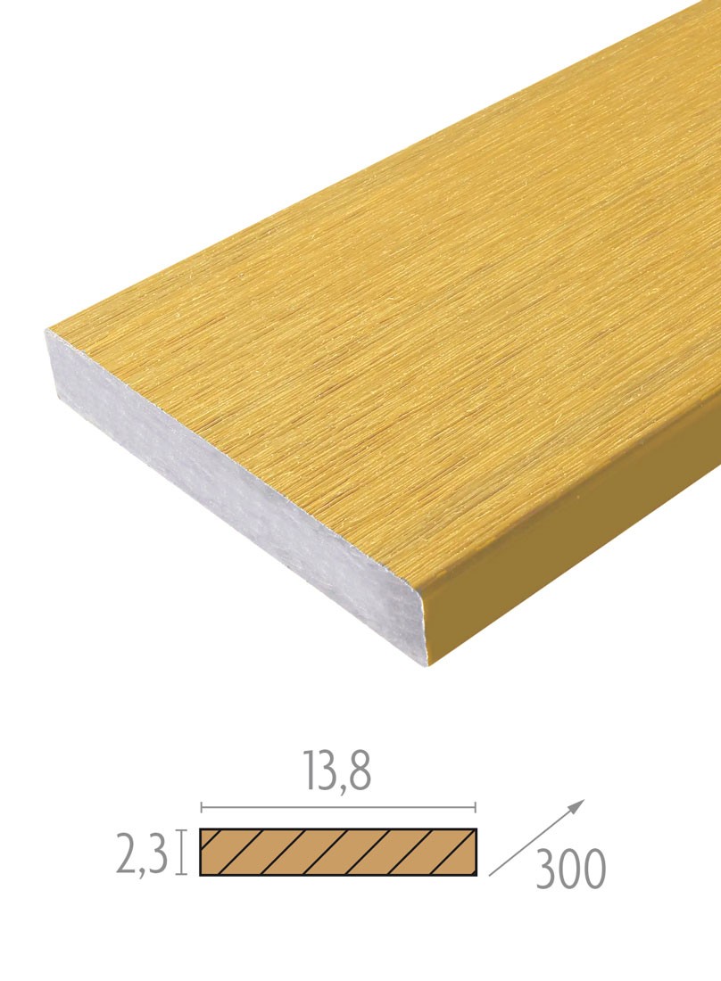 Afwerkingsplanken voor terrassenranden