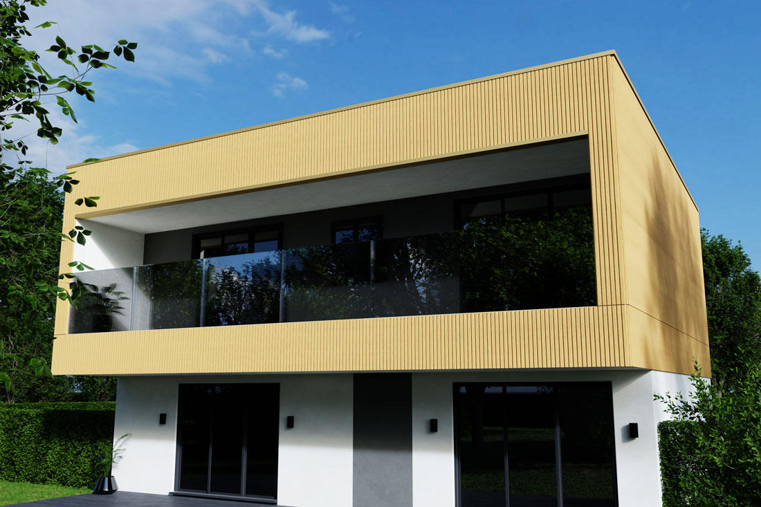 Bardage en bois composite Weo 60